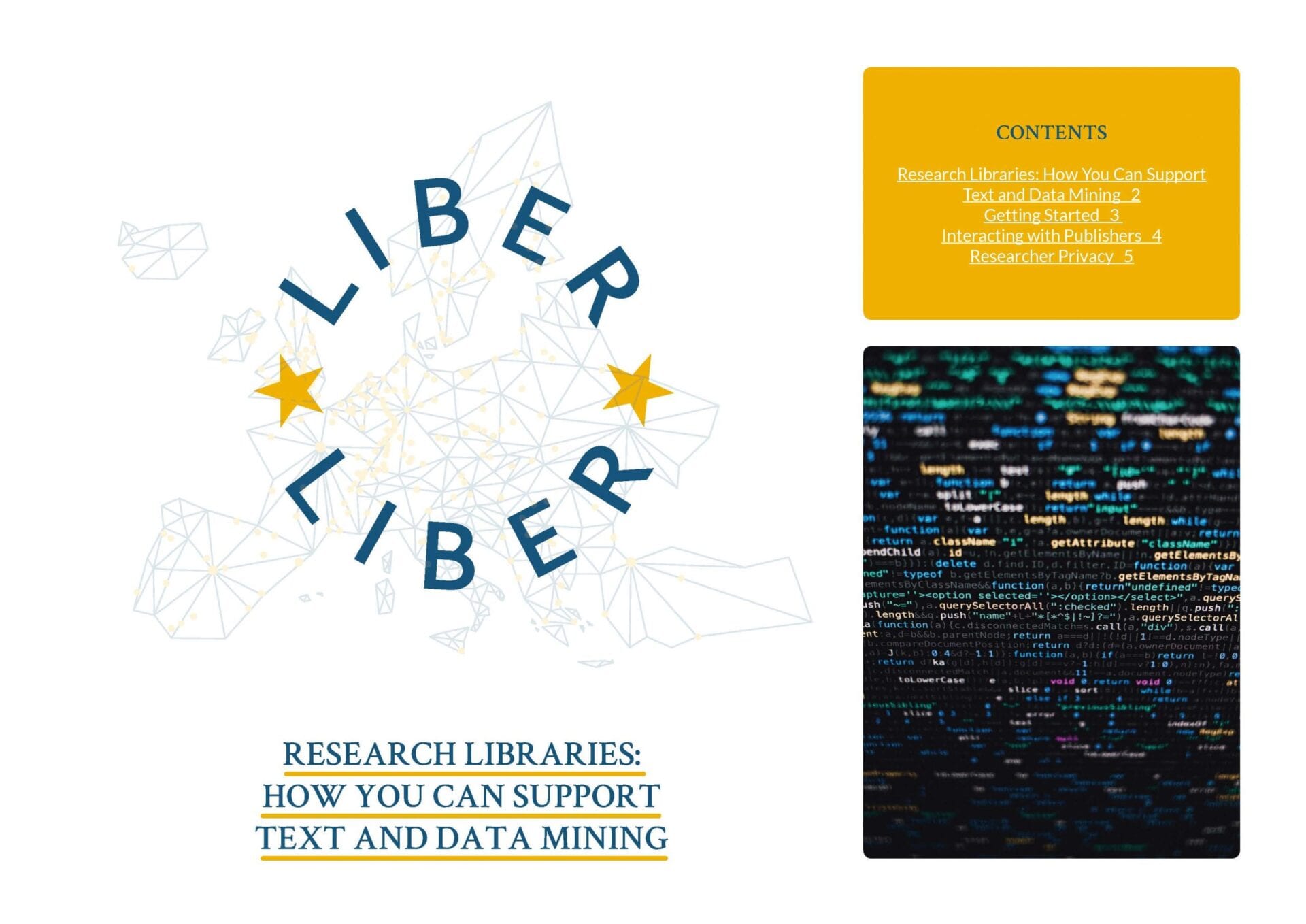 Research Libraries: How You Can Support Text and Data Mining - LIBER Europe