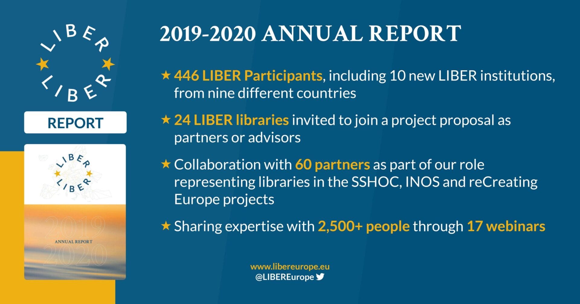 LIBER's 2019-2020 Annual Report - LIBER Europe