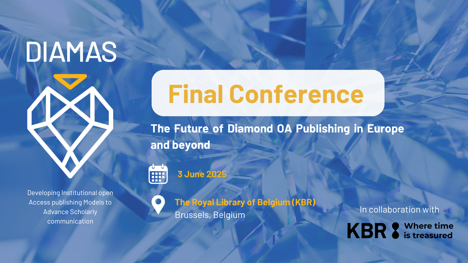 The DIAMAS Project Final Conference - LIBER Europe