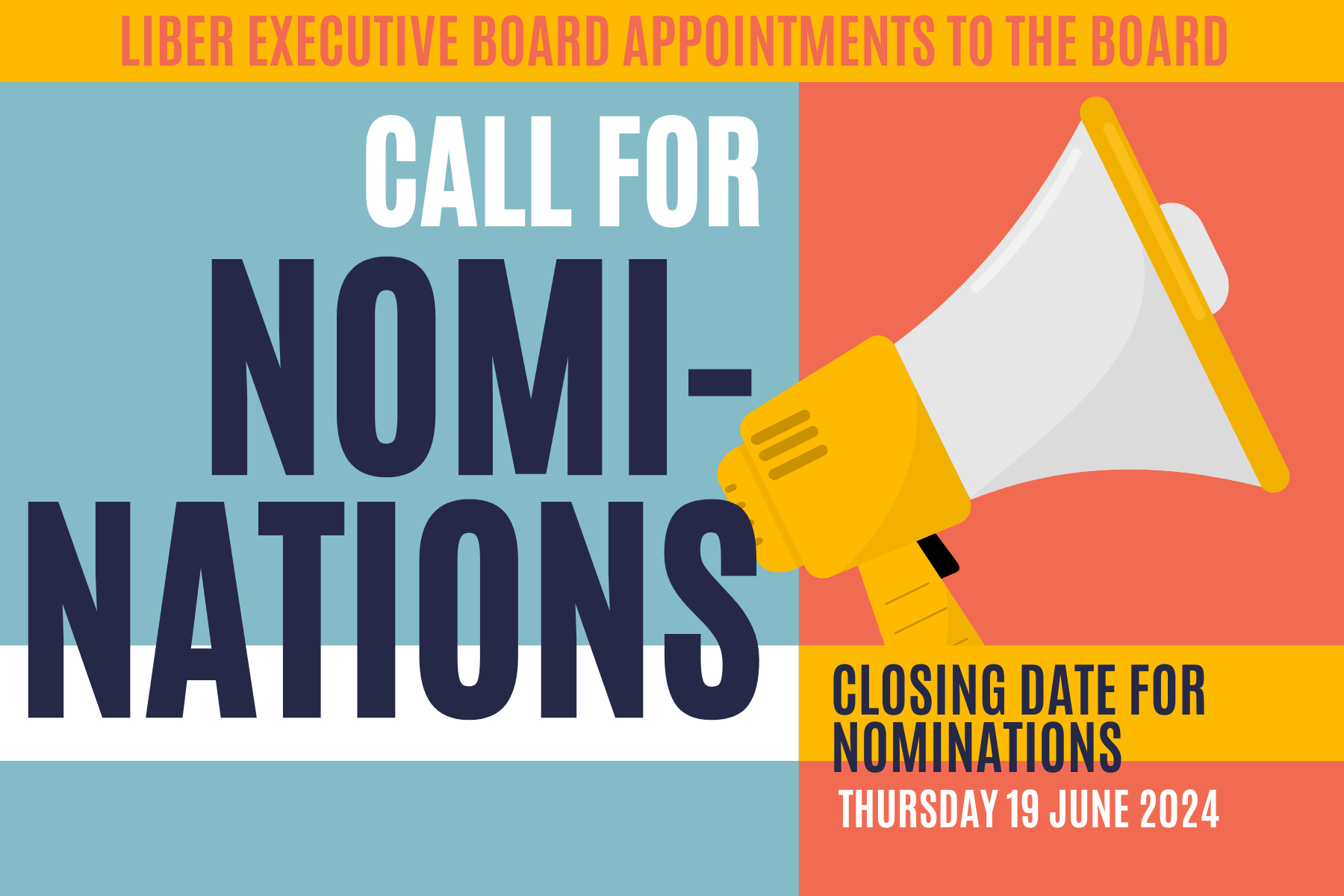 2024 Call for Nominations to LIBER’s Executive Board - LIBER Europe